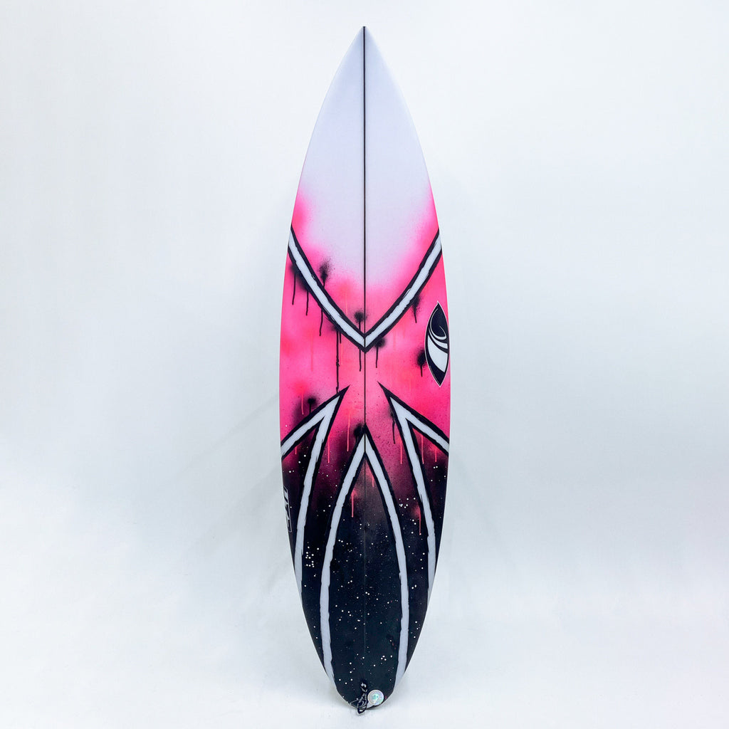 HT2 5'11"1/2 x 18 1/2" X 2 1/2", Round, 3x FCS 2 Fin Boxes, PU [New ...