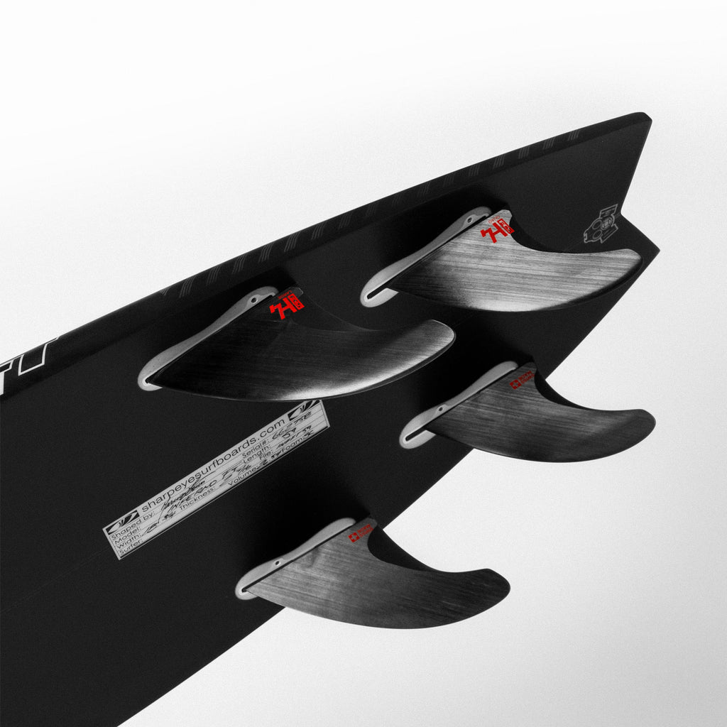 H4 Medium Quad Rear Fins – SHARPEYE Surfboards Australia